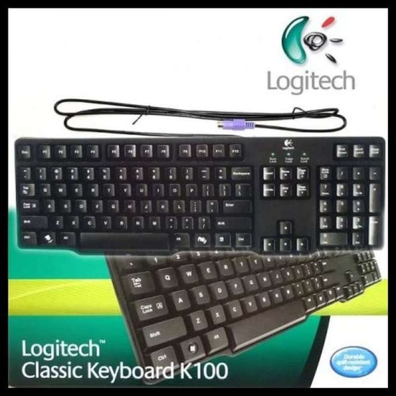Jual Keyboard Logitech K100 Ps2 Di Seller Quelma Store - Mekarsari, Kab ...