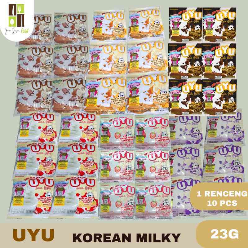 Jual Pop Ice Uyu Korean Milky Choco/ Hazelnut/ice Cream Vanila/dark ...