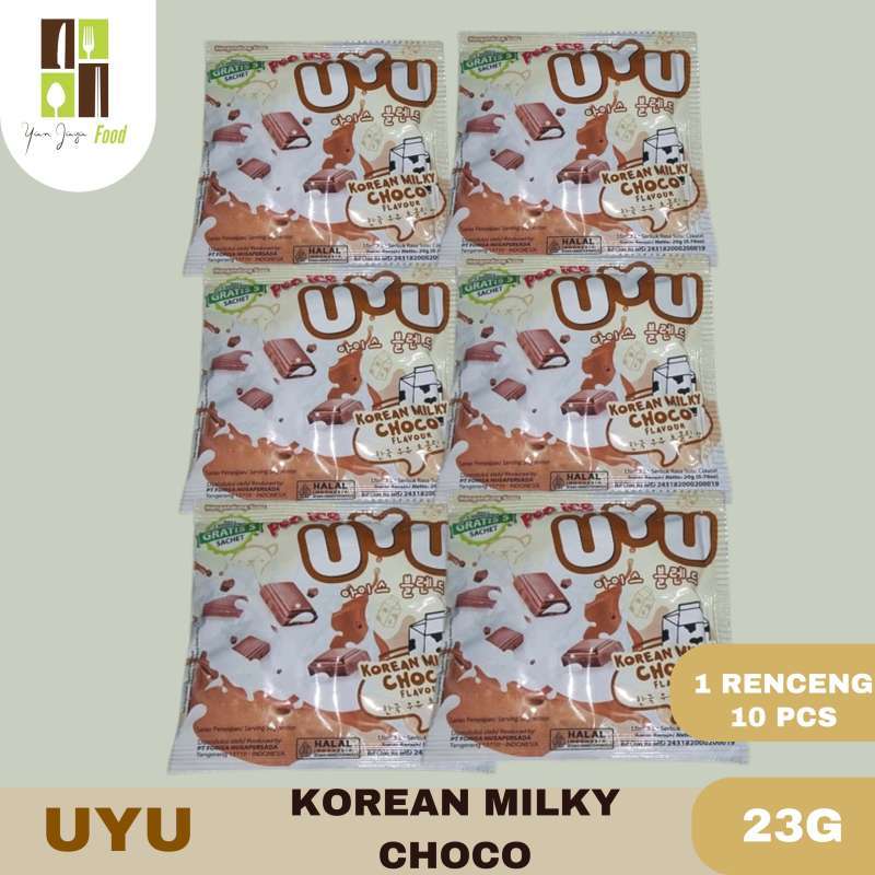 Jual Pop Ice Uyu Korean Milky Choco/ Hazelnut/ice Cream Vanila/dark ...