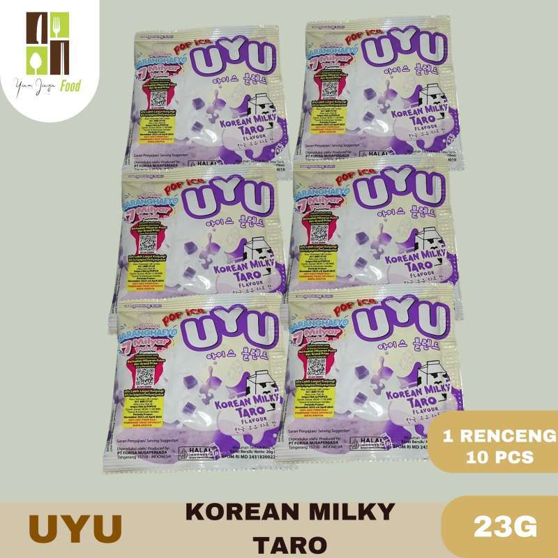 Jual Pop Ice Uyu Korean Milky Choco/ Hazelnut/ice Cream Vanila/dark ...