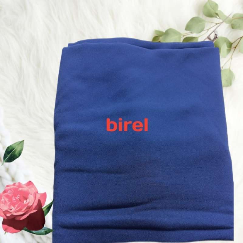 Jual Jilbab Jumbo Ceruty Babydolls Model Segitiga 2 Layer - Biru Elektrik Di Seller Edumart ...