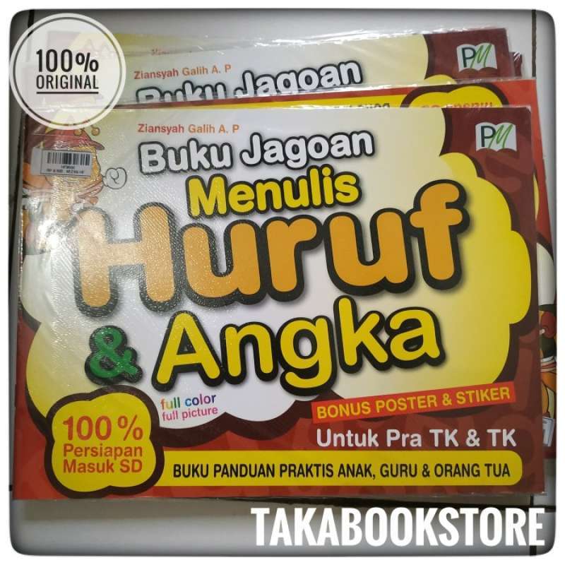 Promo Buku Jagoan Menulis Huruf Dan Angka Diskon 23% Di Seller Faika ...