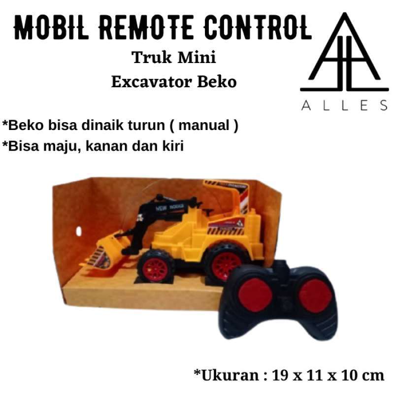 Promo Mainan Anak Cowok RC Remote Control Truck Mini Excavator Beko 981 ...