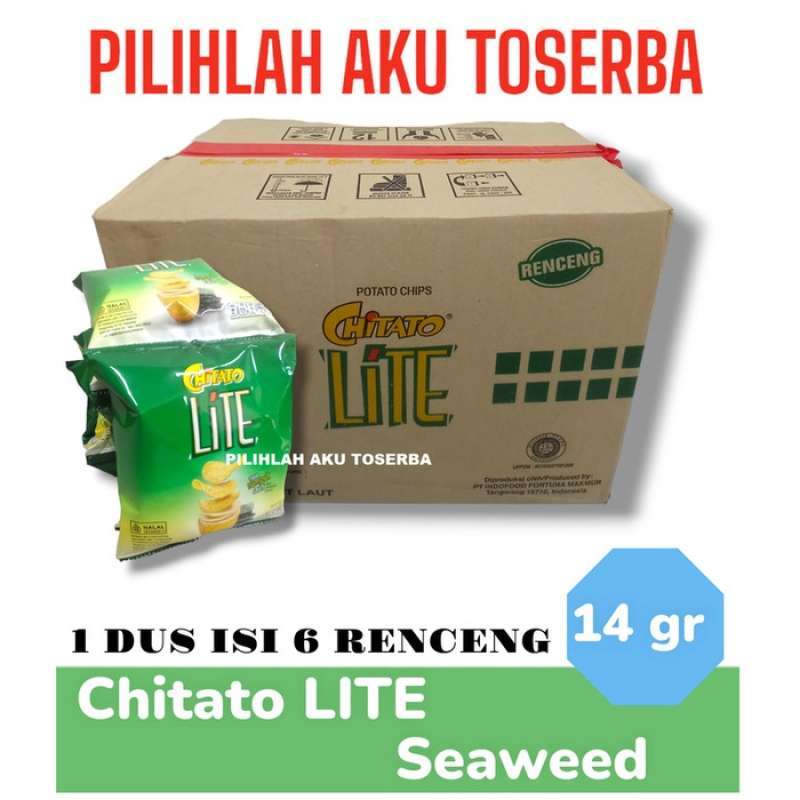 Promo Chitato Lite Seaweed / Rumput Laut Renceng - ( Harga 1 Dus ...