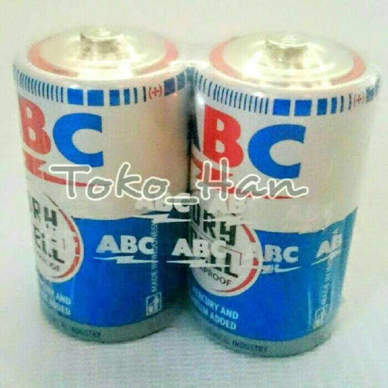 Promo Baterai Besar D Abc Dry Cell Diskon 23% Di Seller Maulaba ...