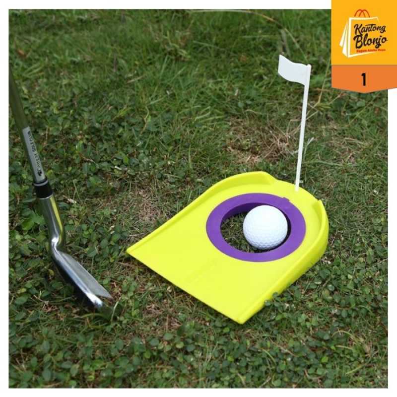 Jual Golf Putting Training Indoor Hole Flag Plastic Latihan Lubang ...
