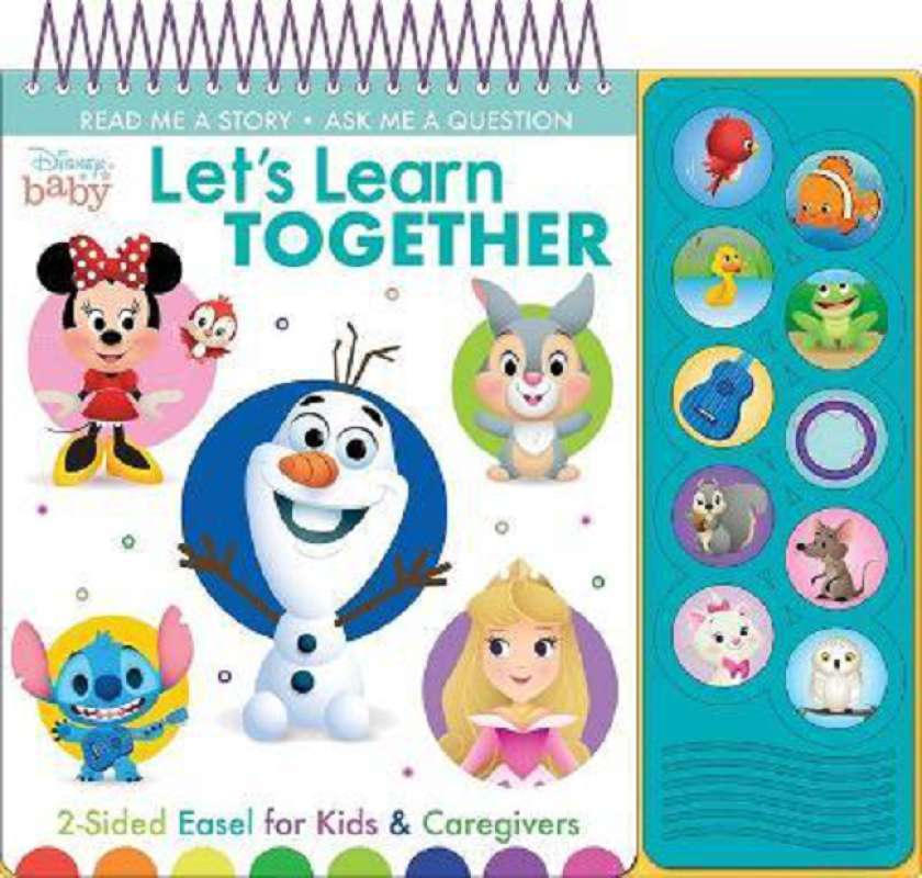 Jual Star Books Cgi-learning Easel Sound Book: Disney Baby, Lets Learn ...