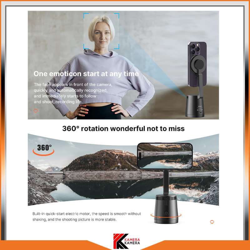 Promo Ulanzi O-lock 021 360° Horizontal Rotation Smart Tracking Tripod Diskon 2% Di Seller ...