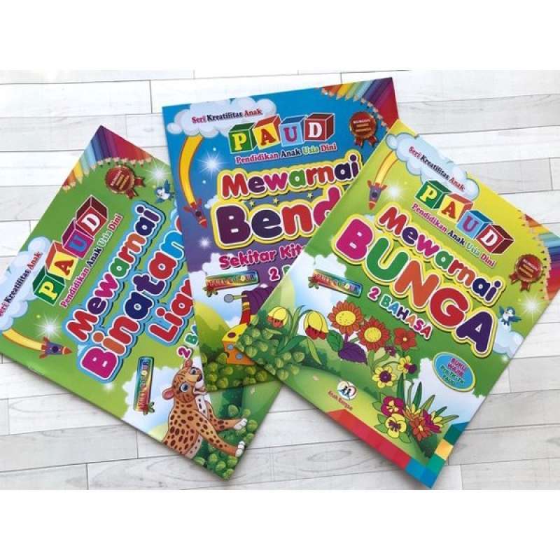 Jual Seri Kreatifitas Anak Paud Pendidikan Anak Usia Dini : Mewarnai 2 ...