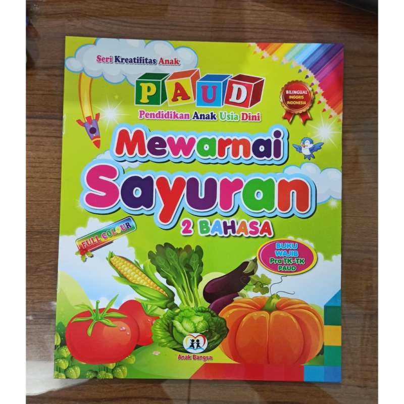 Jual Seri Kreatifitas Anak Paud Pendidikan Anak Usia Dini : Mewarnai 2 ...