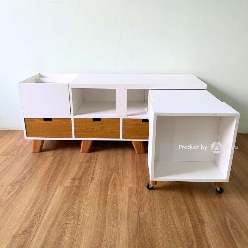Jual Adapta Meja TV Minimalis Modern Multifungsi Hemat Ruang Terbaru di ...