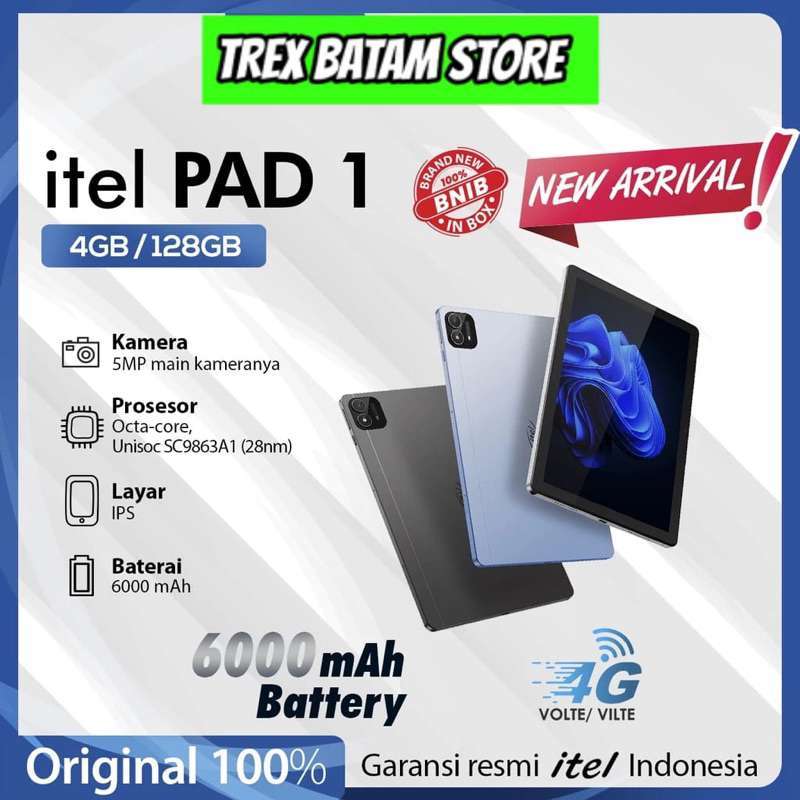 Jual Tab Itel Pad 1 Spesifikasi Original, Murah & Diskon Harga Mei 2024 ...