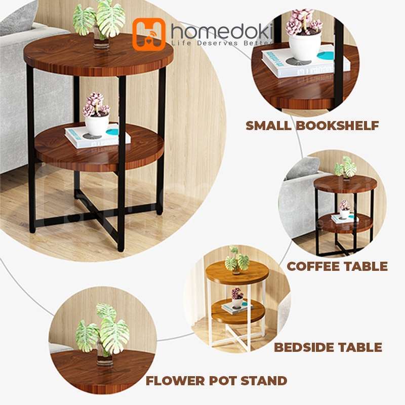 Promo Homedoki Meja Minimalis Murah/coffee Table/meja Kayu Minimalis ...
