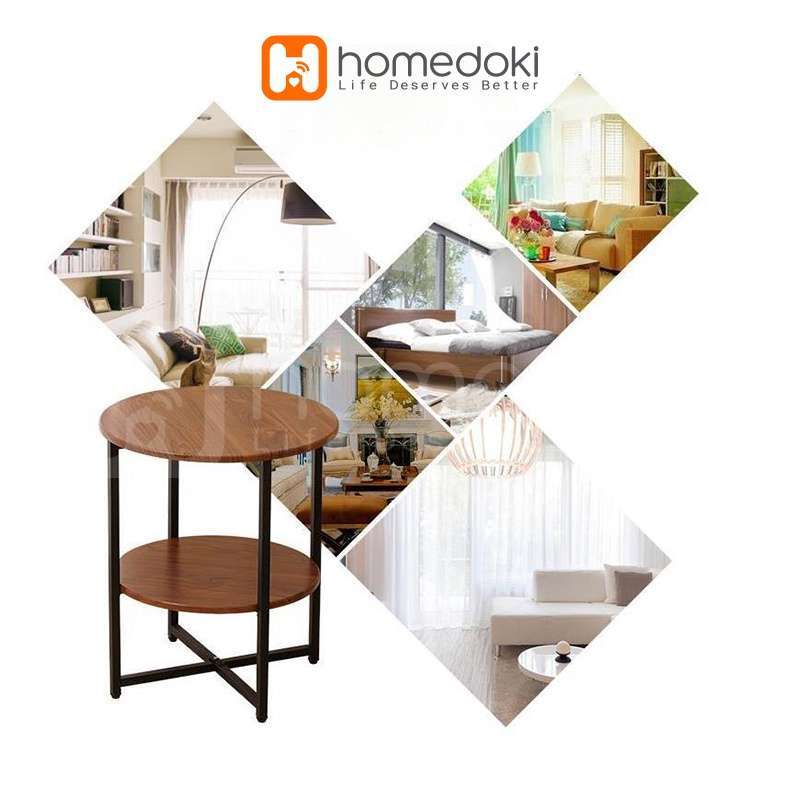 Promo Homedoki Meja Minimalis Murah/coffee Table/meja Kayu Minimalis ...