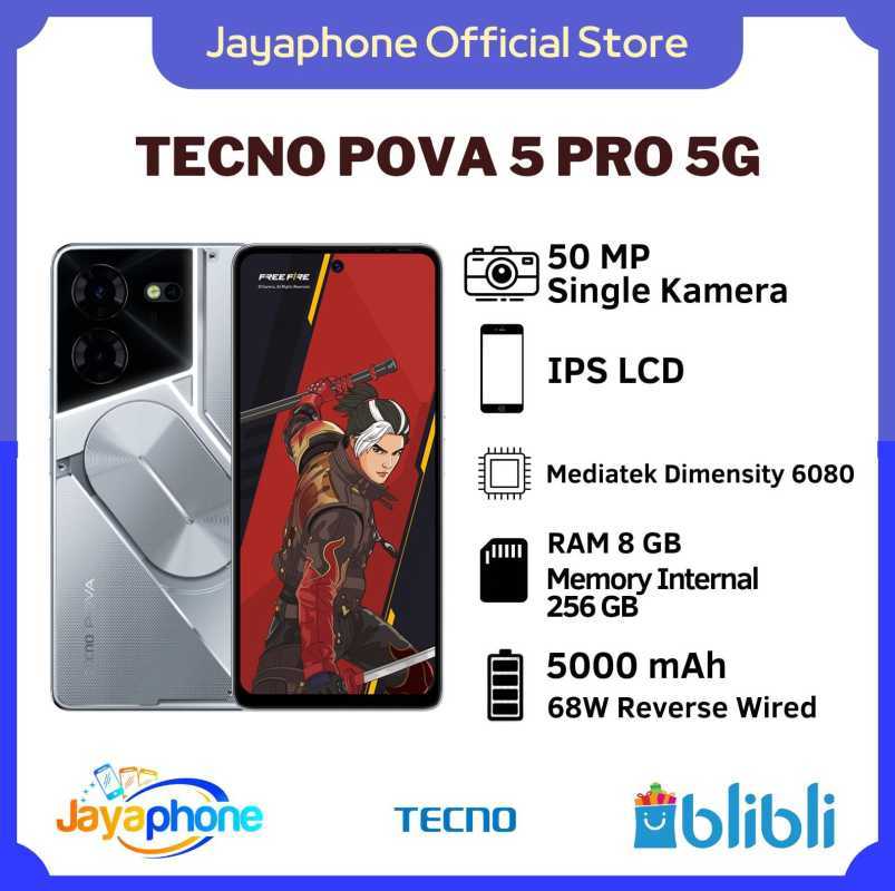 Promo Tecno Pova 5 Pro 5g 8/256 Diskon 15% Di Seller Jayaphone Official Store - Jayaphone Pt ...
