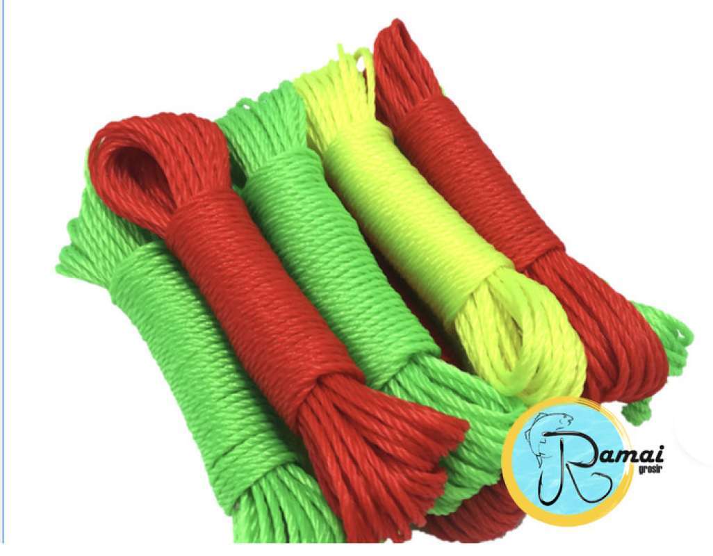 Promo Tali Tambang Plastik Ukuran 2mm Panjang 10m Tali Tambang Nilon Diskon 23 Di Seller Cv
