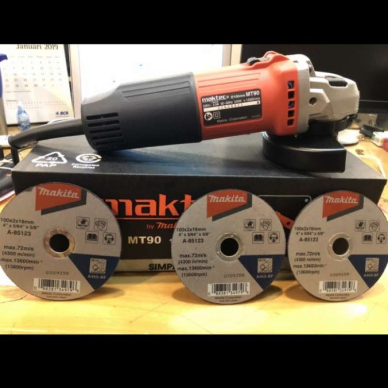 Promo Mesin Gerinda Maktek By Makita 4inch Best Seller Diskon 23% Di ...
