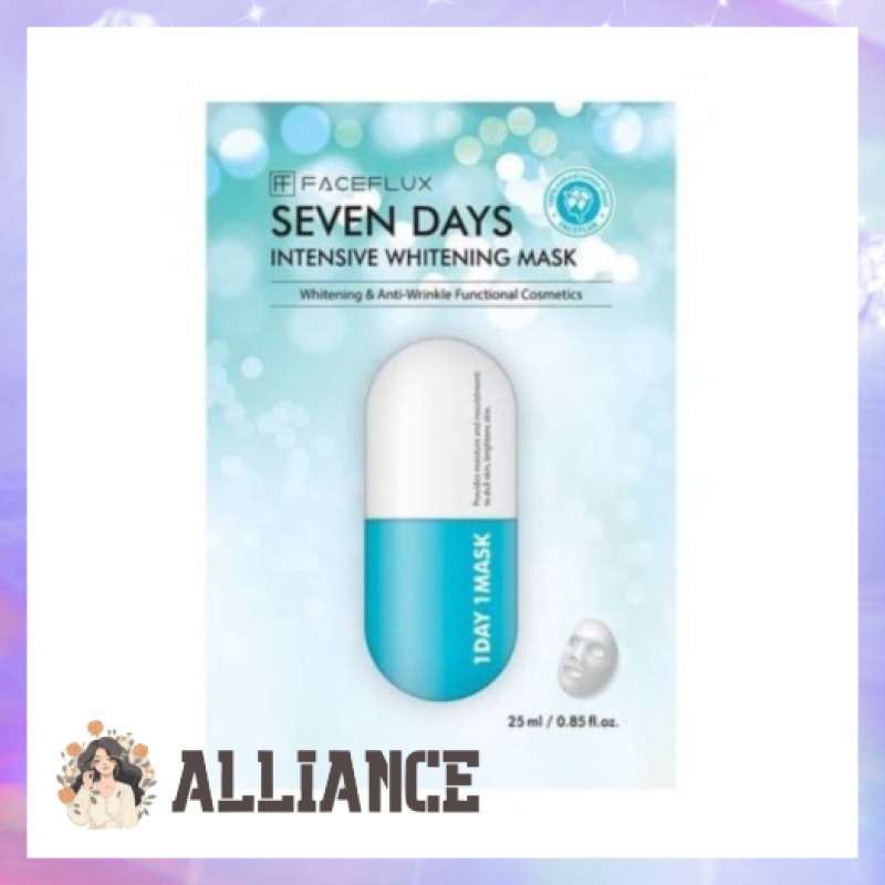 Promo [PREMIUM] FACEFLUX - BPOM : SEVEN DAYS INTENSIVE WHITENING MASK ...