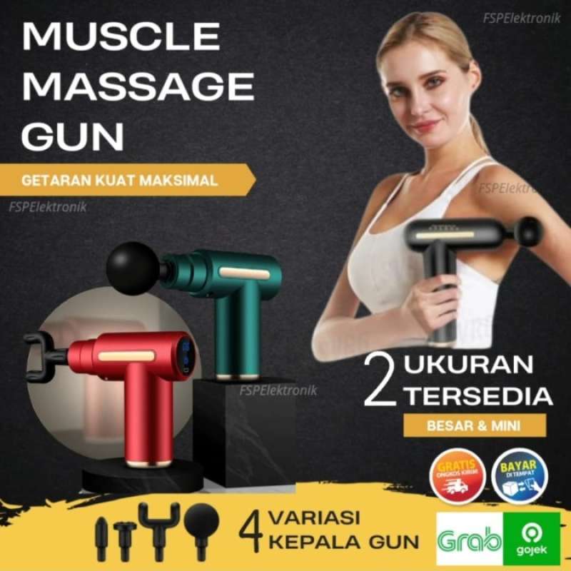 Promo Massage Gun Portable // Alat Pijat Elektrik // Fascial Gun ...