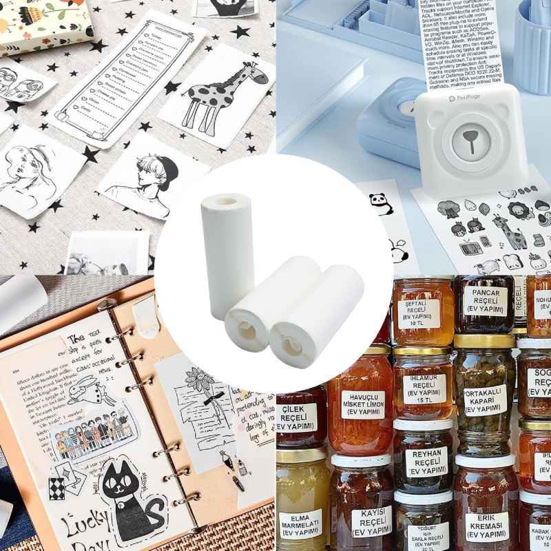 Jual Thermal Sticker 80mm x 5 Meter / Kertas Stiker Label Barcode ...