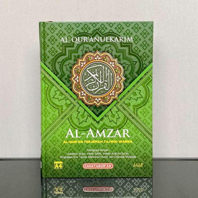 Jual Alquran Al Amzar Terjemah dan Tajwid Warna Ukuran A4, Al Quran ...