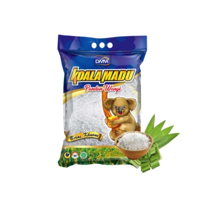 Promo BERAS KOALA MADU PANDA WANGI 5KG Diskon 23% di Seller Hikari ...
