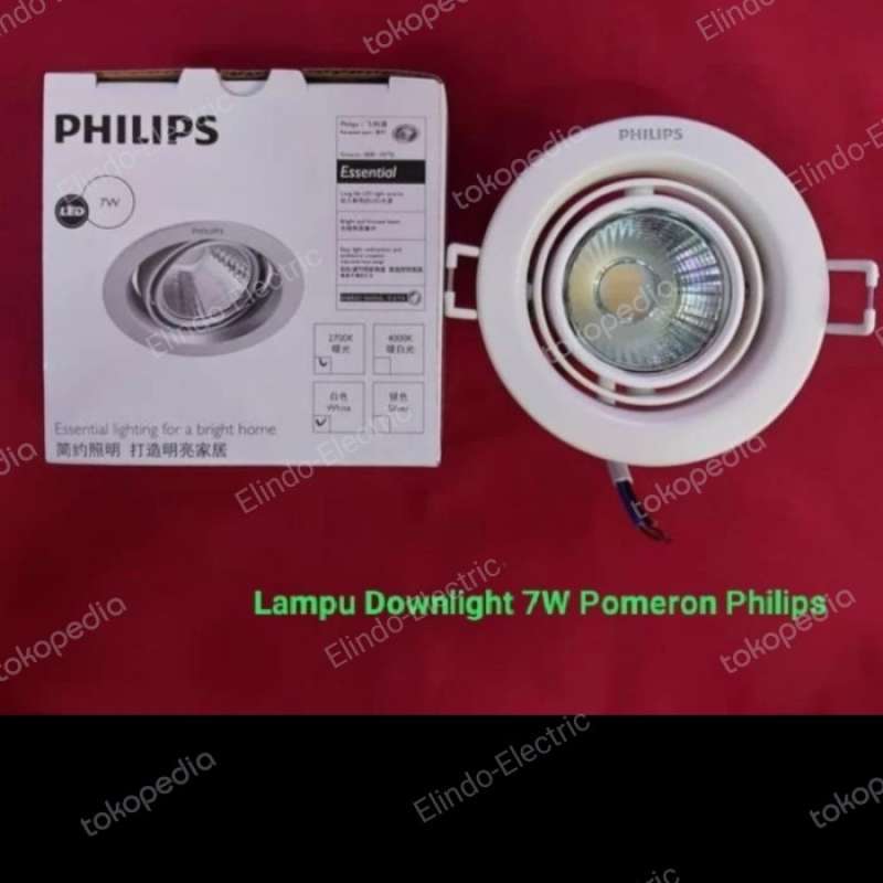 Jual Lampu Spotlight Led Philips 7 Watt Original Murah - Harga Diskon ...