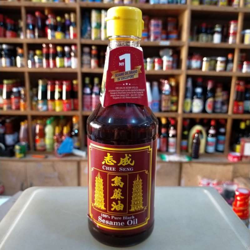 Promo Chee Seng BLACK Sesame Oil 320ml Diskon 23% di Seller Hikari ...