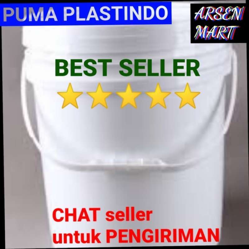 Promo Pail Plastik 25 Kg Baru(ember Cat 25kg) Diskon 23% Di Seller ...