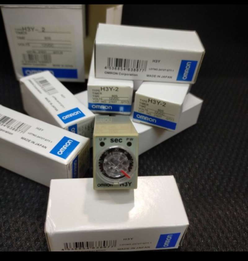Promo Delay Timer Omron H3Y-2 Dc 12V 0 - 30Menit 8 Pin Delay Relay ...