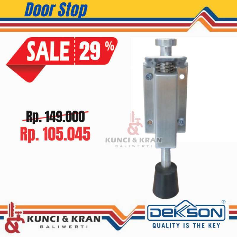 Promo Door Stop Dekkson Ds 009 Sss Penahan Pintu Injak Door Stop Injak Diskon 33% Di Seller ...