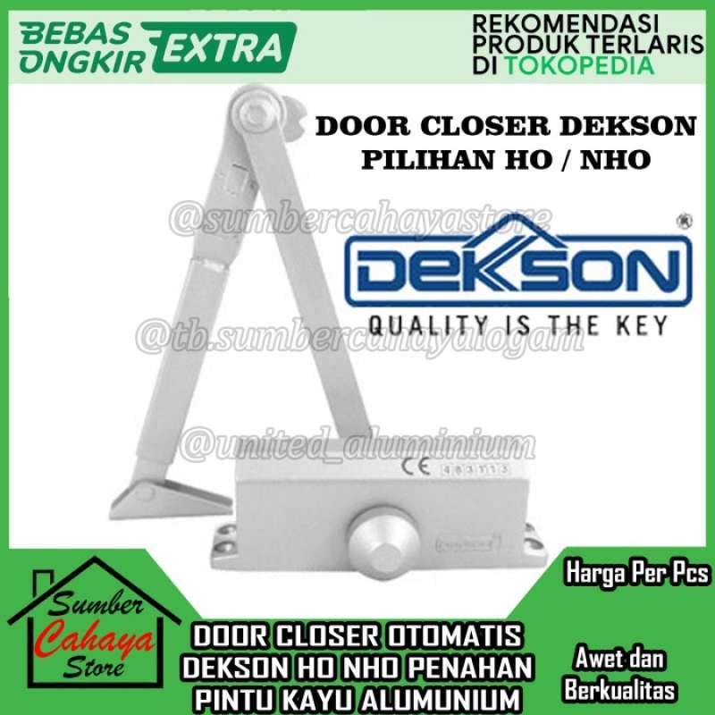 Promo Door Closer Penutup Pintu Otomatis Dekkson Dekson Kayu Aluminium ...