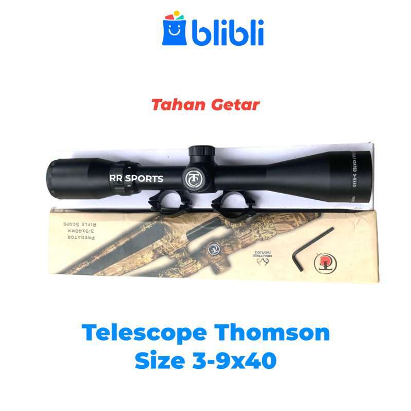 Jual Teleskop Senapan Angin Tahan Getar Thomson Predator 3-9x40 ( Tc ...