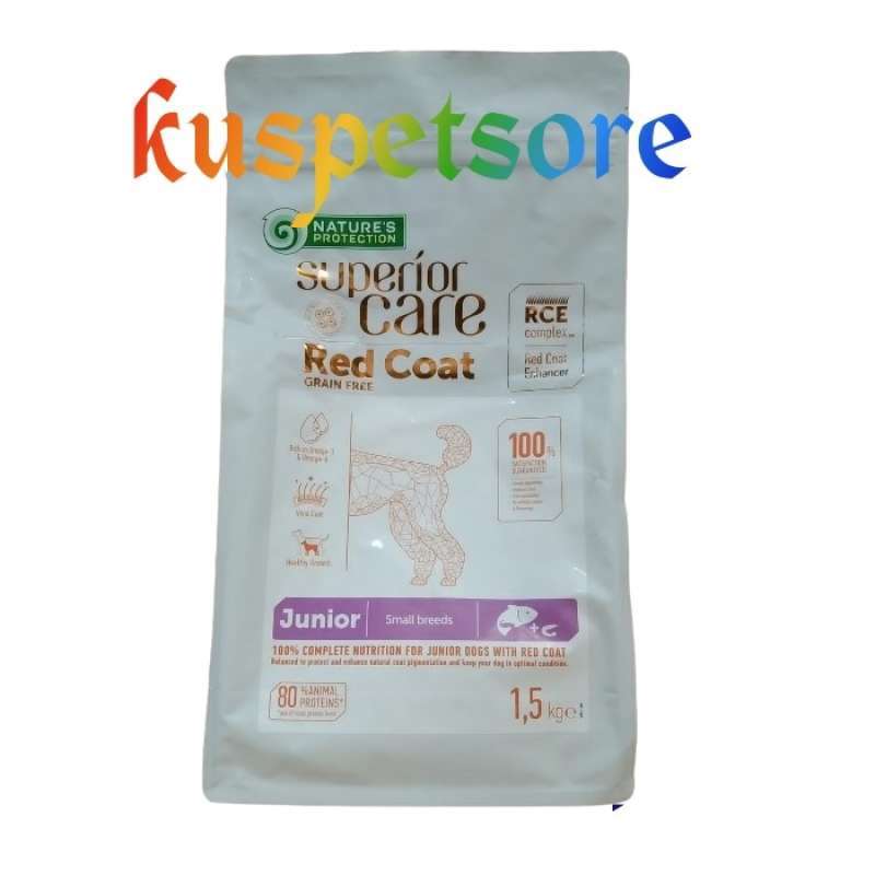 Promo 100% Produk Ori Makanan Anjing Natures Protection Red Coat Junior ...