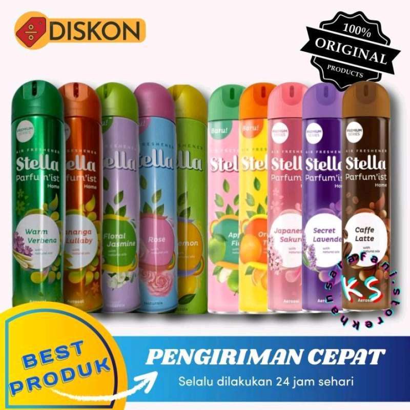 Jual Stella Aerosol 400 ML Stella Pengharum Ruangan Semprot Stela ...