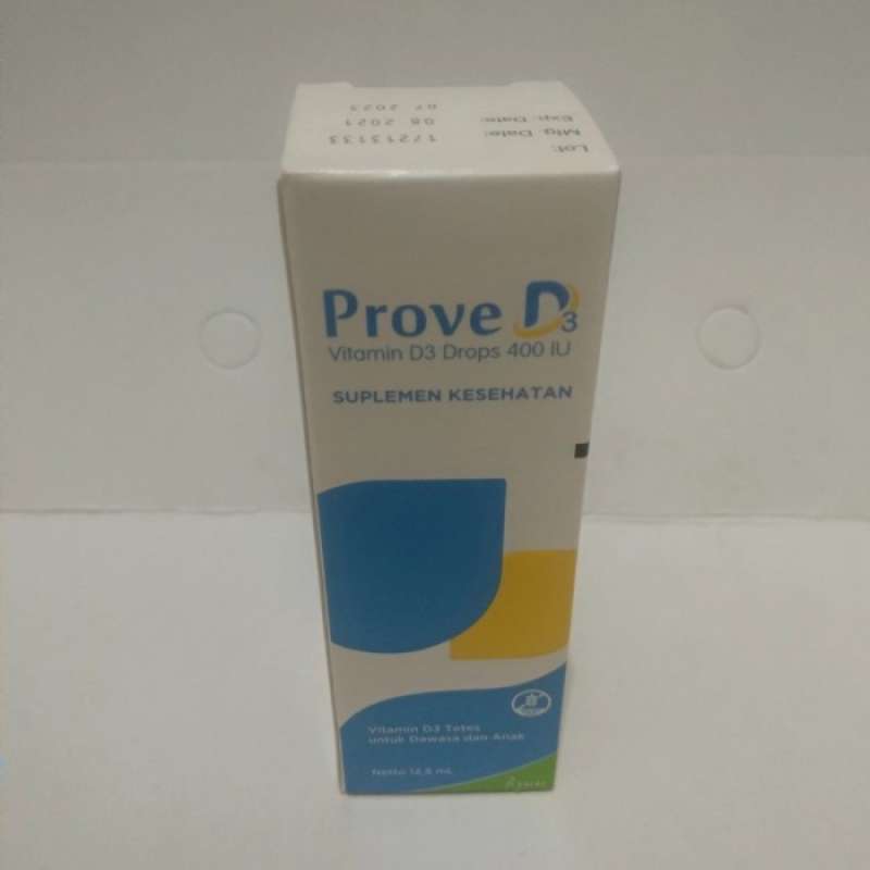 Promo Prove d3 drop vitamin d3 untuk anak dan dewasa tetes daya tahan ...