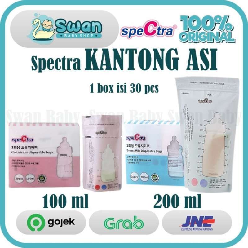 Jual Spectra Breastmilk Storage / ASI [Colostrum 100ml / Breastmilk 200ml] di Seller Grand ...