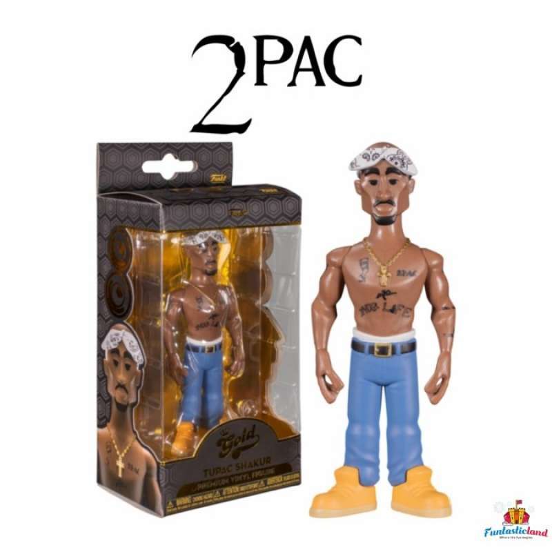 Jual Gold Premium Vinyl Figure Tupac Shakur - Tupac Shakur Di Seller ...