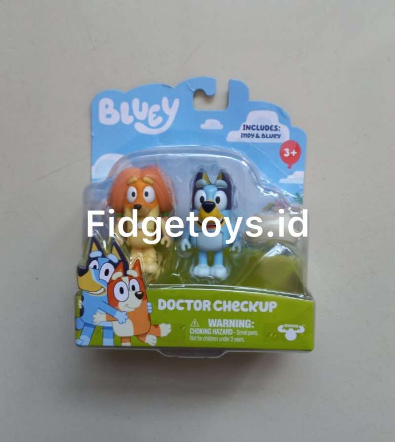 Jual Bluey Toys - 2pk Bluey Figurine And Indy - Doctor Checkup Di ...