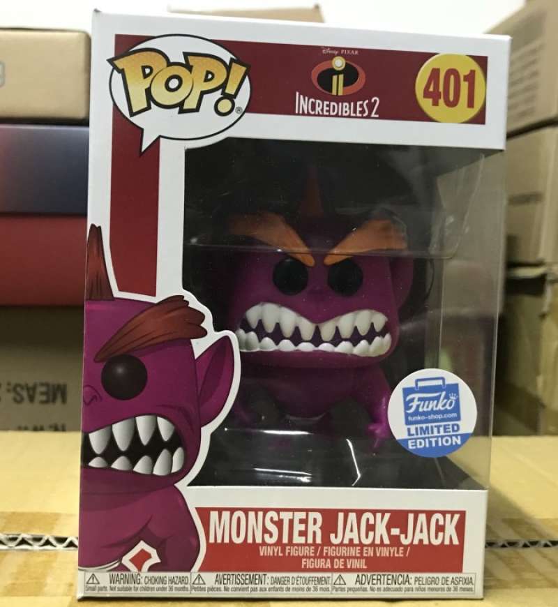 Promo Pop Disney Exclusive - The Incredibles 2 Monster Jack-jack Diskon ...
