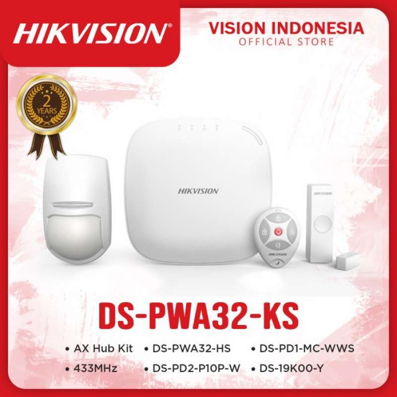 Promo Hikvision Alarm Ds-pwa32-ks(433mhz) / Wireless Control Panel Kits ...