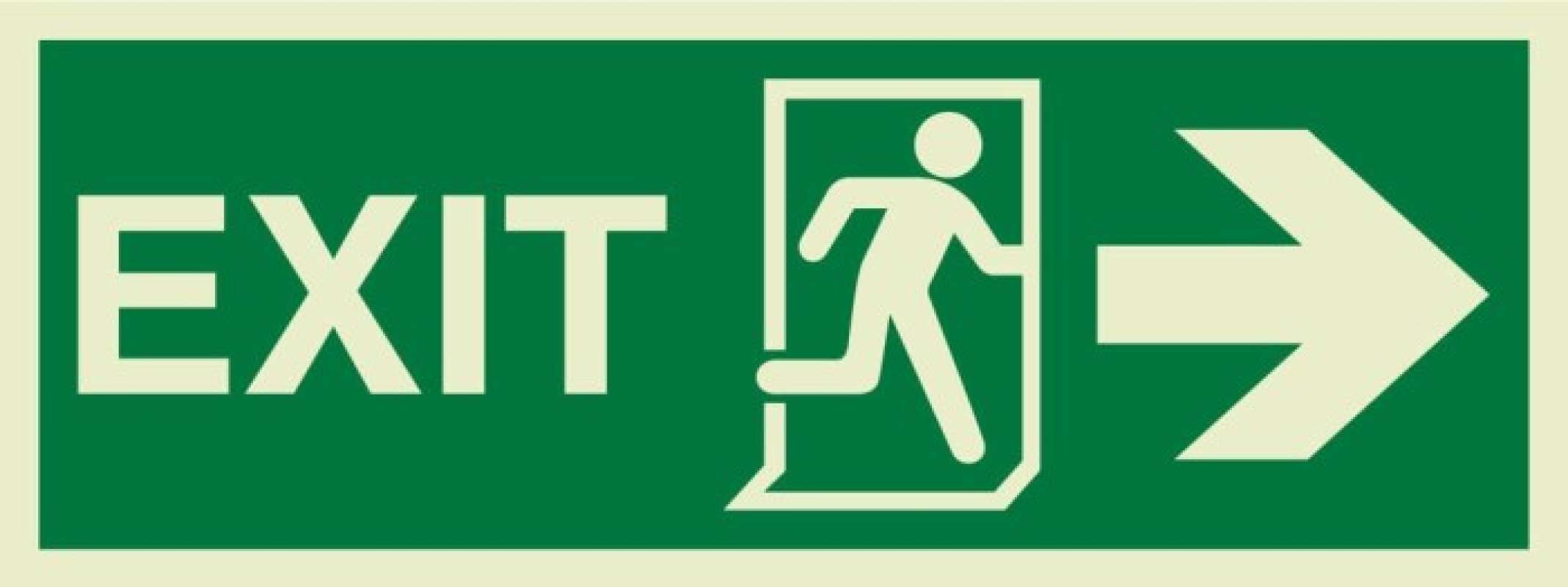 Promo EXIT with running man symbol arrow right - IMO Symbol Diskon 23% ...