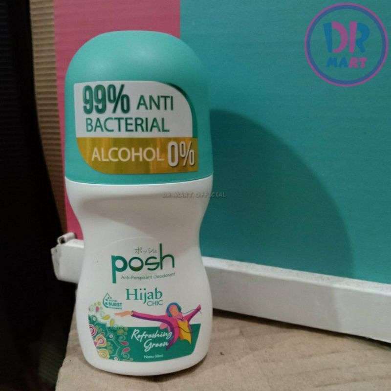 Jual Posh Deo Anti Perspirant Deodorant | Whitening | Hijab | Charcoal ...