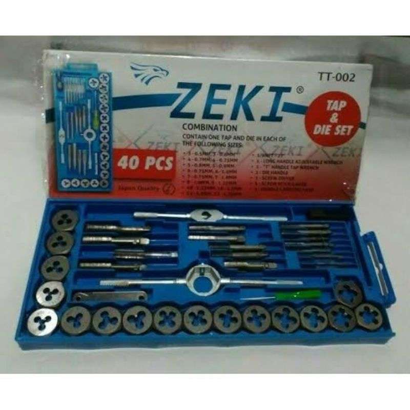 Jual Zeki Tap and Die set 40 pcs di Seller Elyn_Shop - 20 Ilir I, Kota Palembang | Blibli