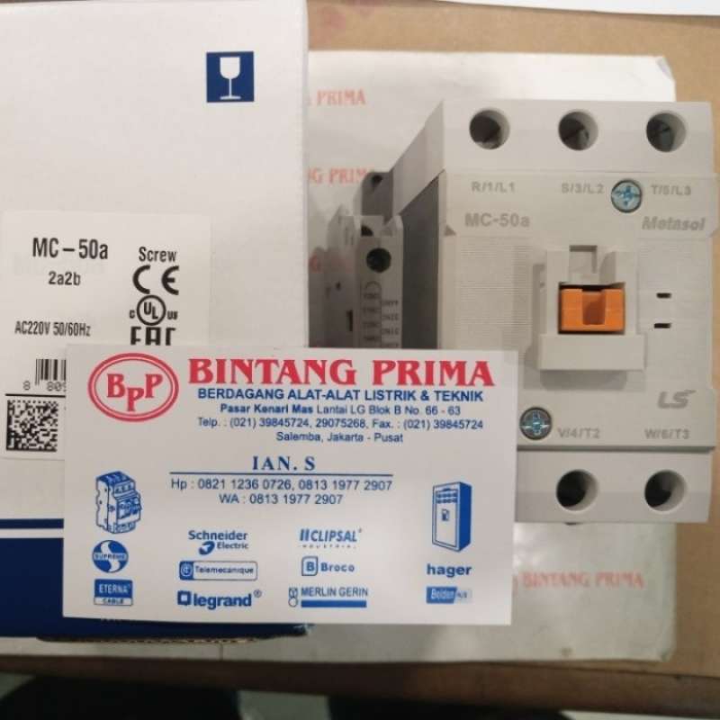 Promo Kontaktor Metasol MC-40A 3P 40AF Koil 220V AC Merk LS Electric Korea.. Diskon 23% di ...