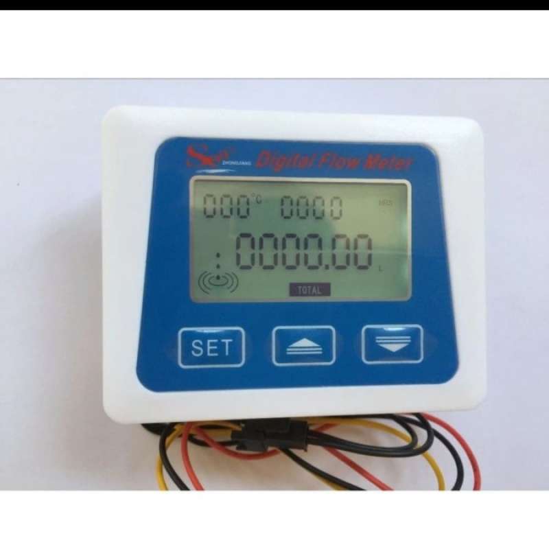 Promo Digital Flow Meter Control Display With Water Sensor 1 inch LCD-S ...