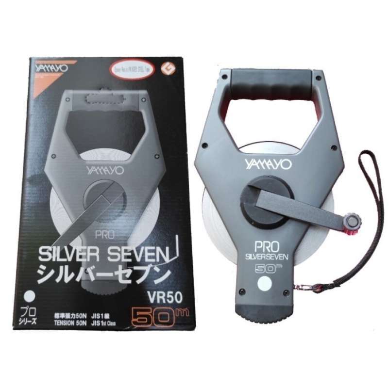 Promo Meteran Tancap Yamayo Sier Seven 50 meter Steel Baja Besi Roll ...