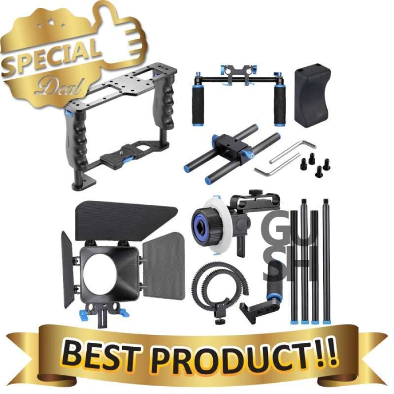 Promo Rig Kamera DSLR 5 in 1 Stabilizer + Shoulder Support + Follow ...