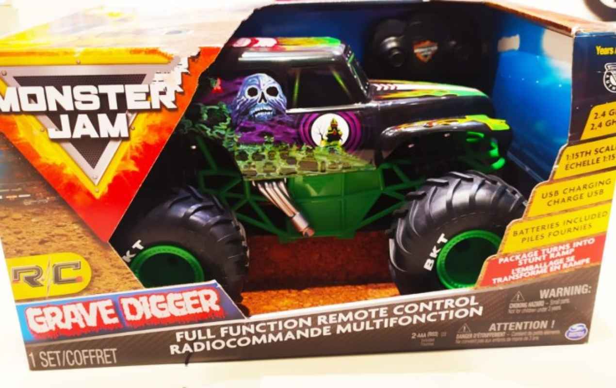 Promo Hot Wheels Monster Jam RC Grave Digger 1:15 Diskon 23% di Seller ...