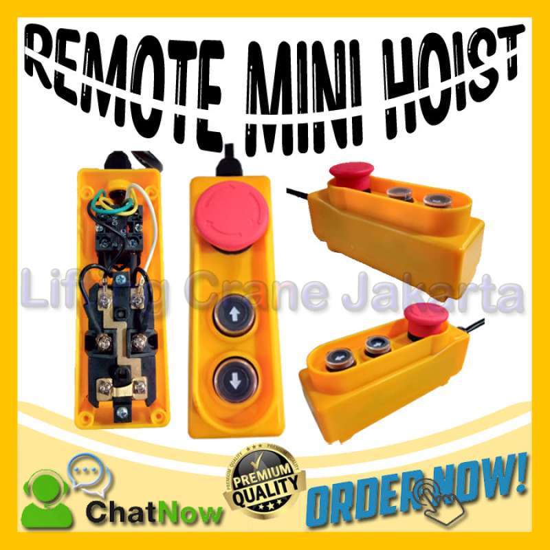 Promo Push Button Remote Electric Mini Hoist PA -1000Kg/1200Kg Diskon ...